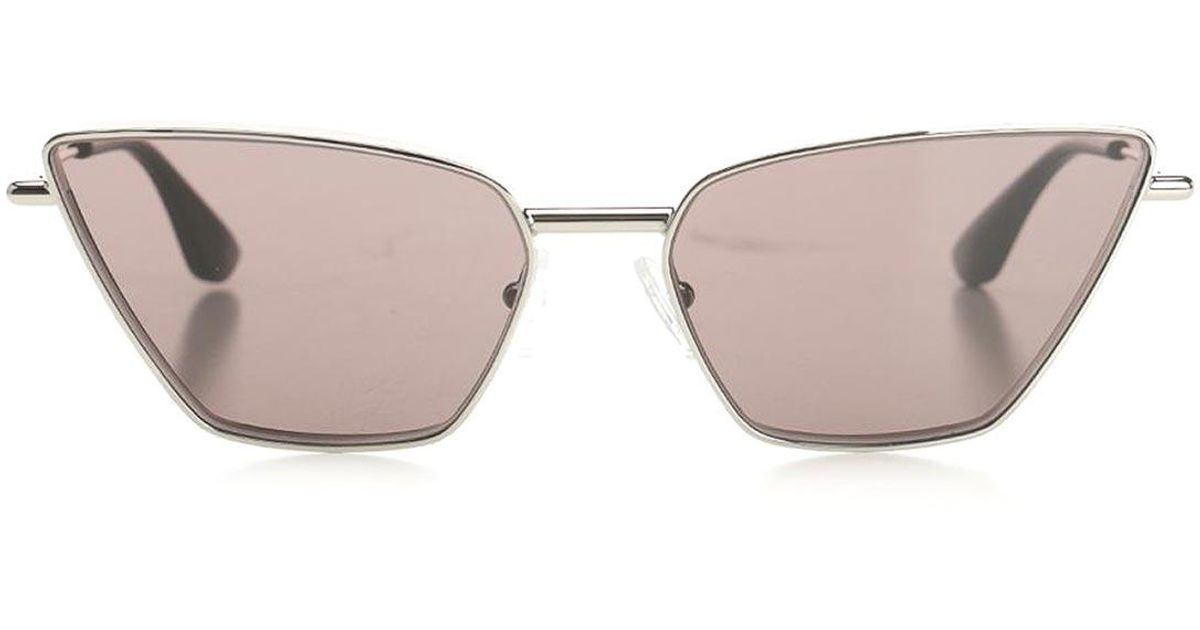 McQueen Cat-Eye Sunglasses in Pink | Lyst UK