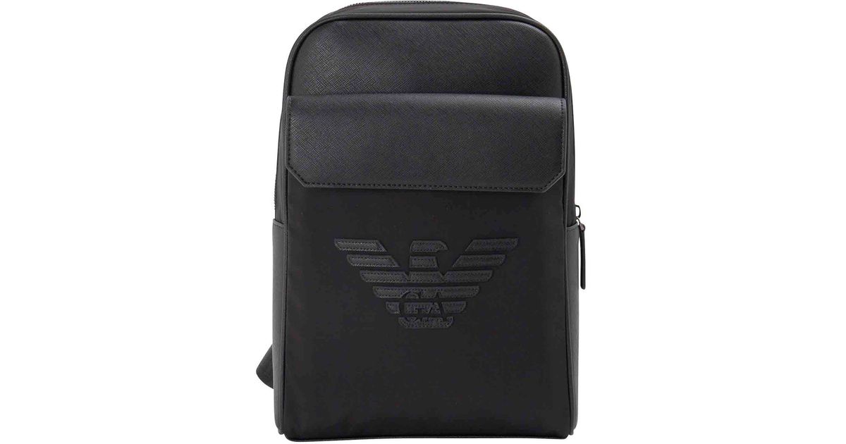 Emporio Armani One-shoulder Bag in Black for Men | Lyst UK