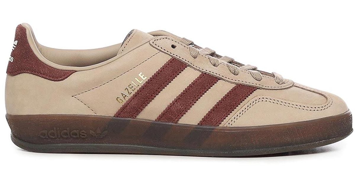 adidas Originals Gazelle Indoor Sneakers in Brown for Men | Lyst UK