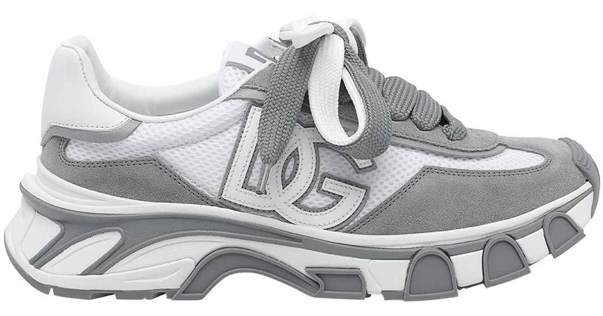 Dolce & Gabbana And Dg Country Road Sneakers in Gray for Men | Lyst