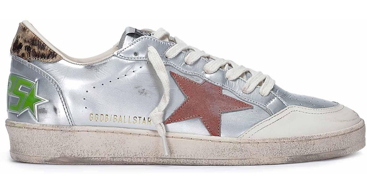 Golden Goose Ballstar Suede Leather Upper Toe in White for Men | Lyst