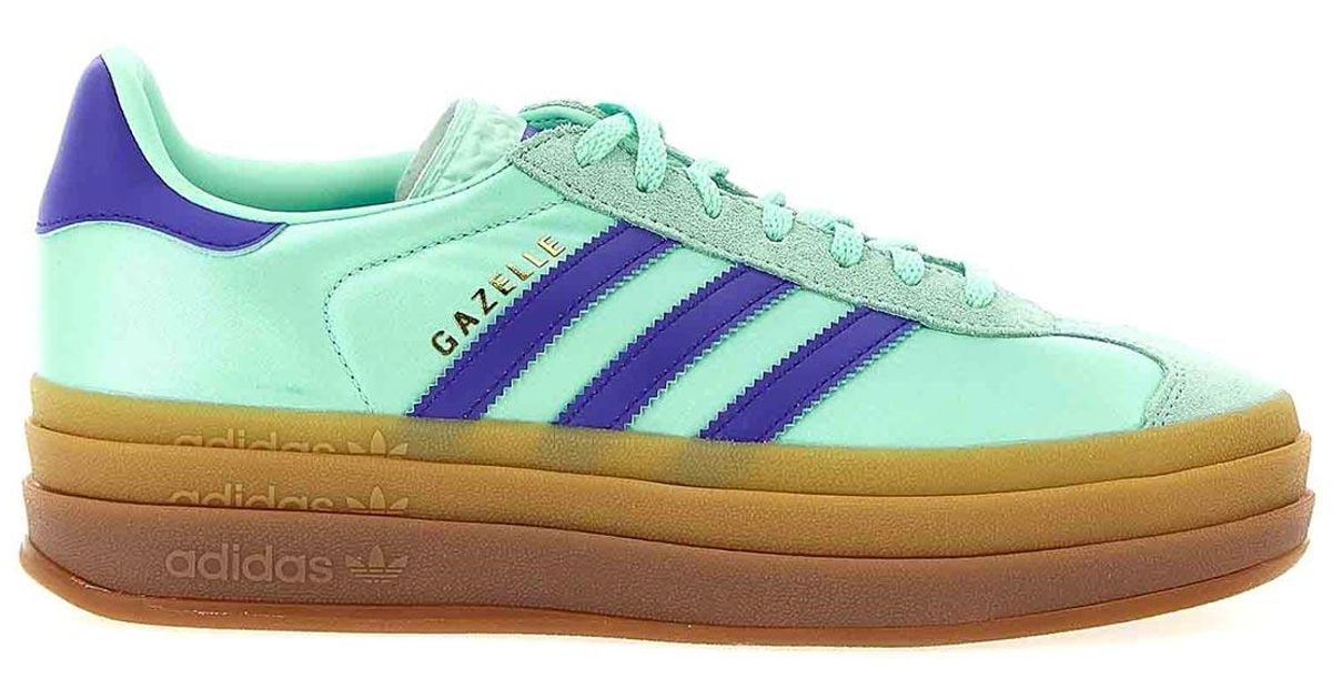 adidas Originals Gazelle Bold Sneakers in Blue | Lyst UK