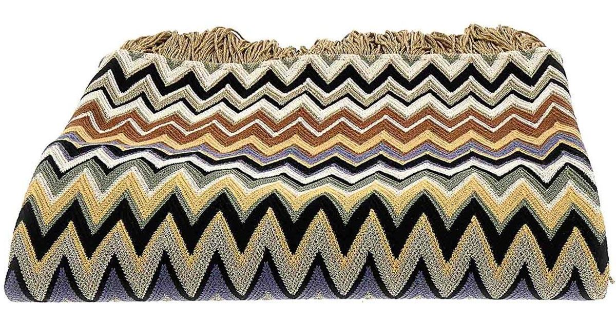 Missoni Margot Plaid in Metallic | Lyst UK