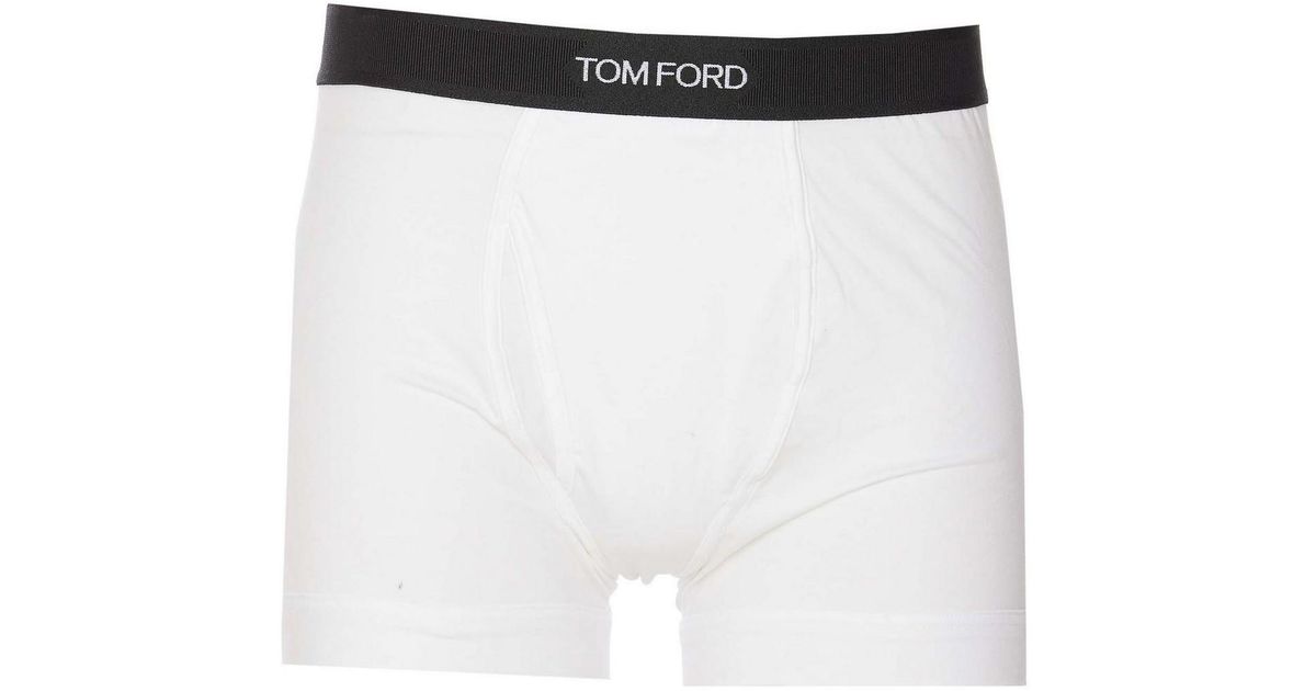 Tom Ford Logo Bipack Boxer in White for Men | Lyst UK