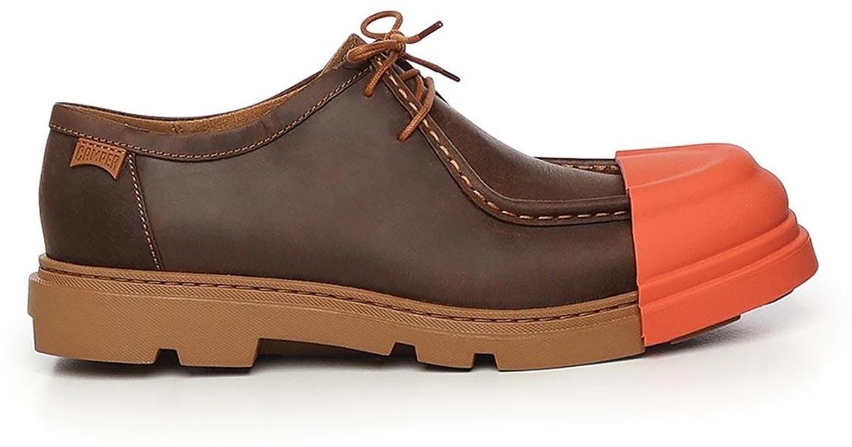 Camper Junction Leather Lace-Up Shoe in Brown for Men | Lyst UK