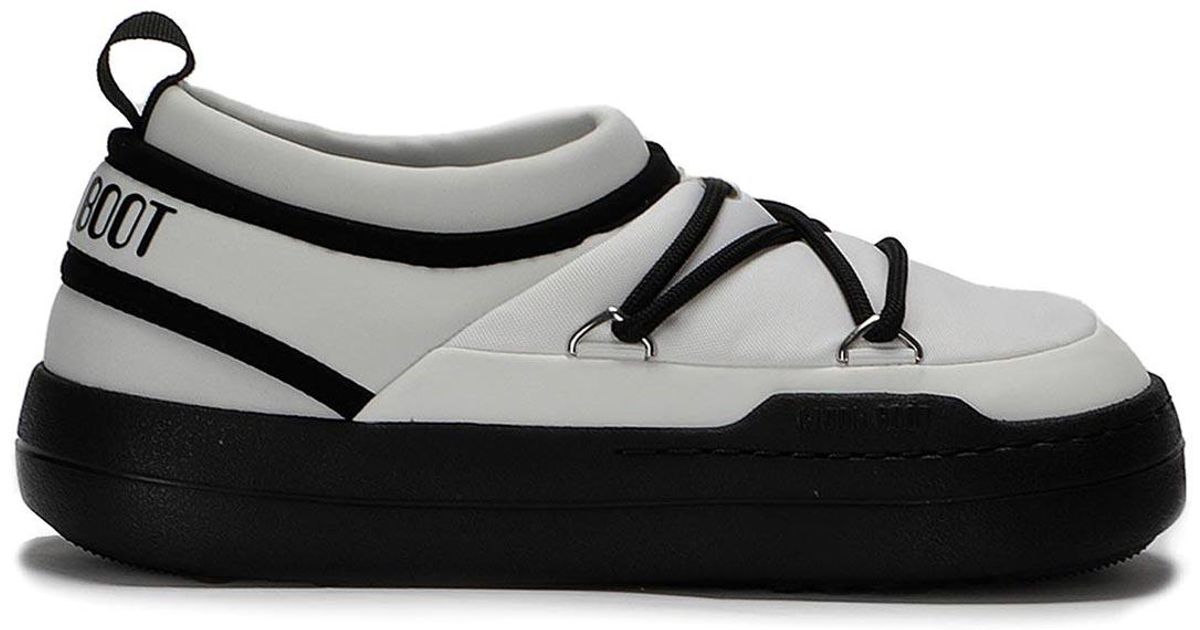 Moon Boot Logo Shoes in Black | Lyst