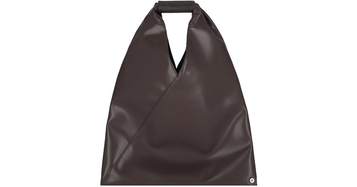 MM6 by Maison Martin Margiela Small Tote Bag in Brown | Lyst UK