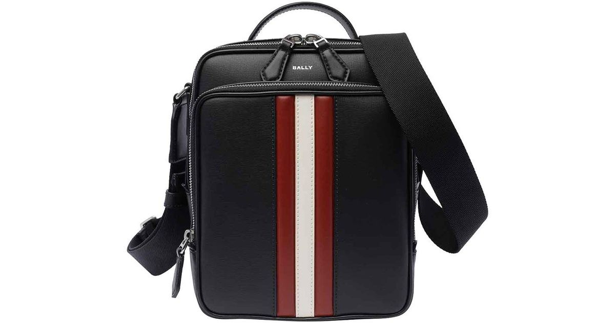 Bally Mythos Messenger Bag in Black for Men | Lyst