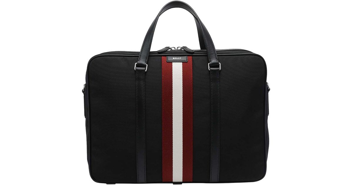 Bally Code Briefcase in Black for Men | Lyst