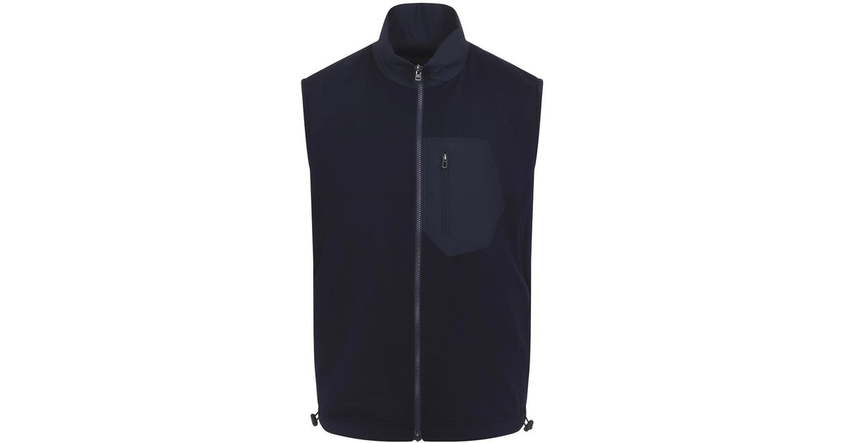 Sease Reversible Vest in Blue for Men | Lyst