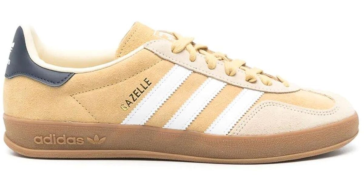 adidas Originals Gazelle Indoor Sneakers in Natural for Men | Lyst UK