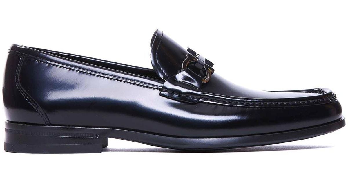 Ferragamo Grandioso Loafers in Blue for Men | Lyst