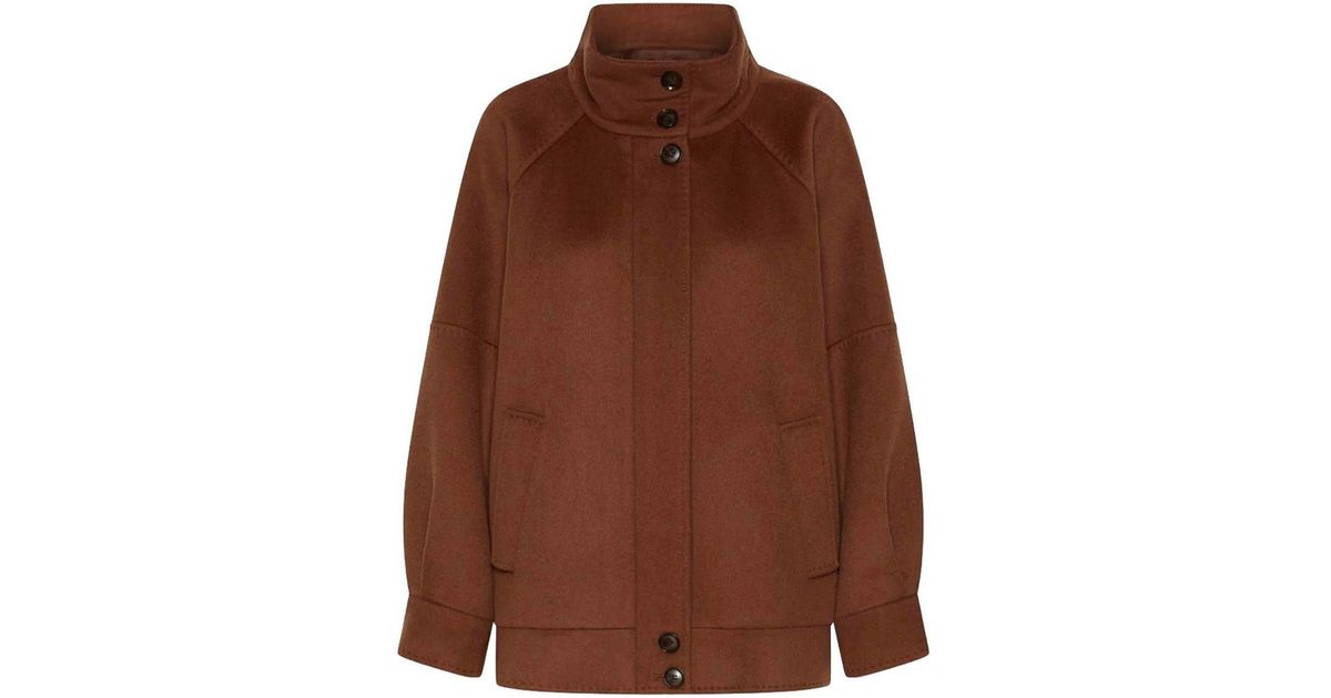 Marella Jacket in Brown | Lyst UK