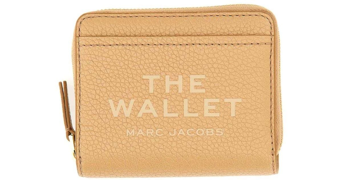 Marc Jacobs The Compact Mini Wallet in Natural | Lyst UK