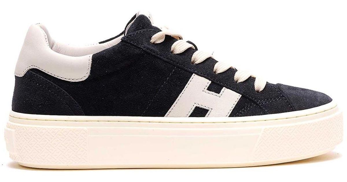 Hogan Crosswind Sneakers in Black | Lyst UK