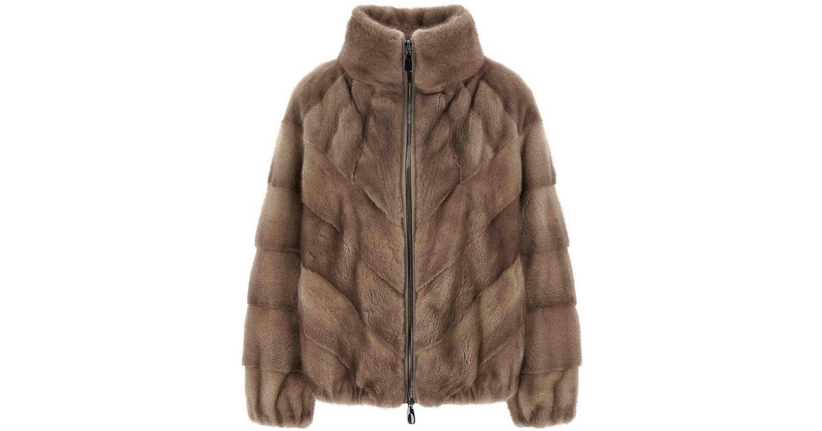 Simonetta Ravizza Boy Jacket in Brown | Lyst UK