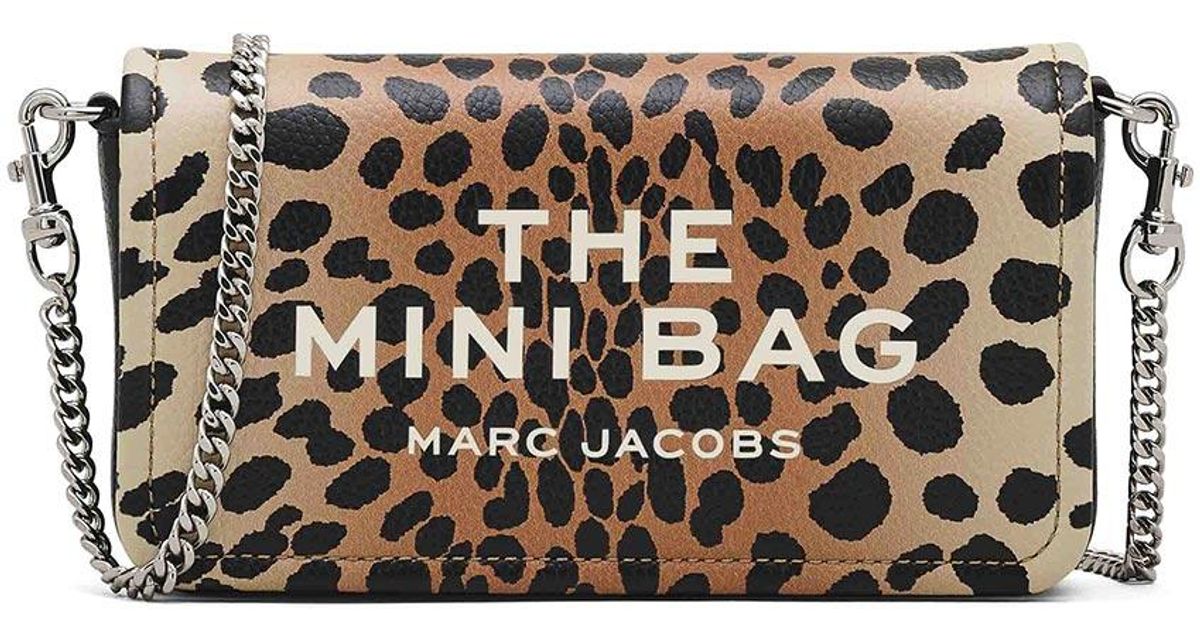Marc Jacobs The Cheetah Mini Cross Body Bag in Gray | Lyst