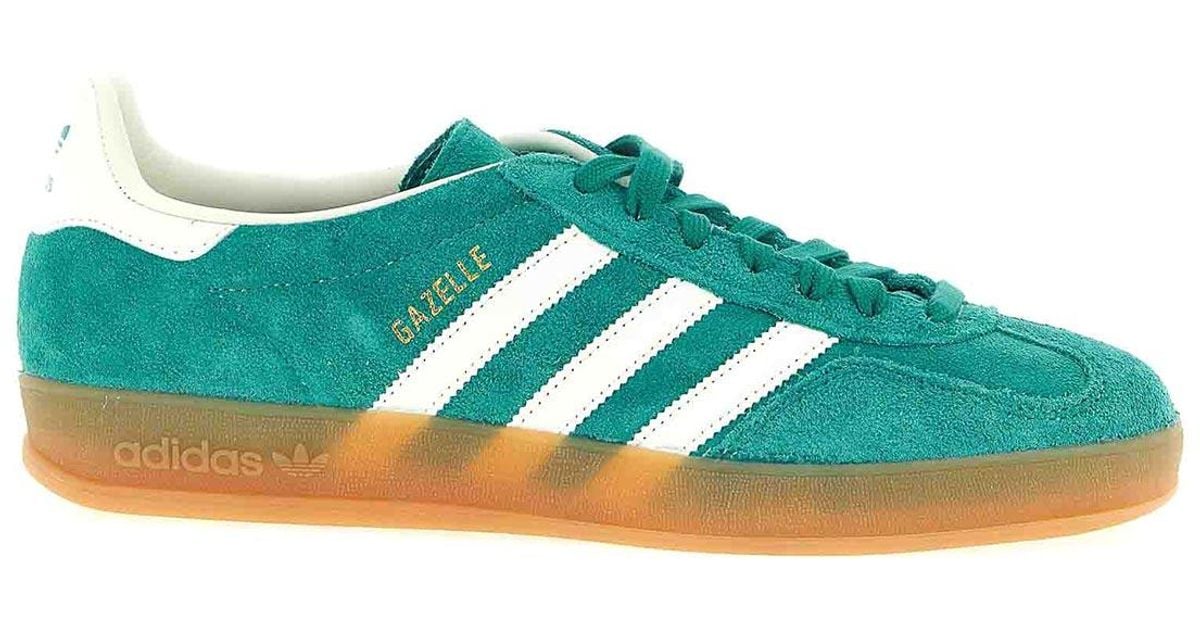 adidas Originals Gazelle Indoor Sneakers in Green for Men | Lyst UK