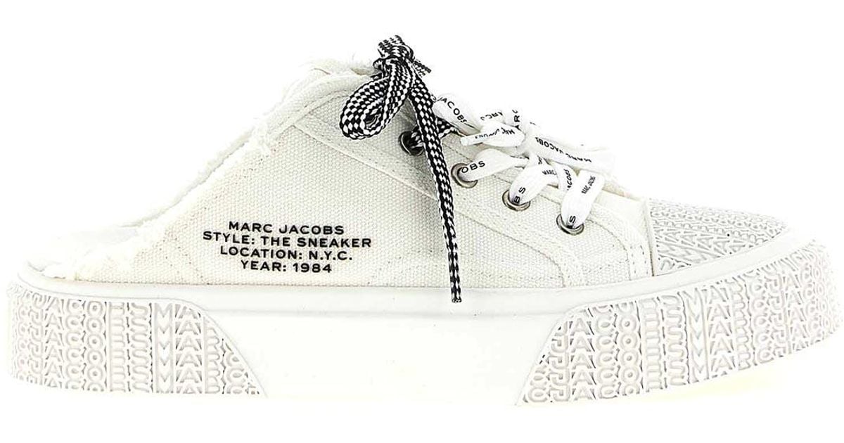 Marc Jacobs The Sneaker Mule Sneakers in White | Lyst UK