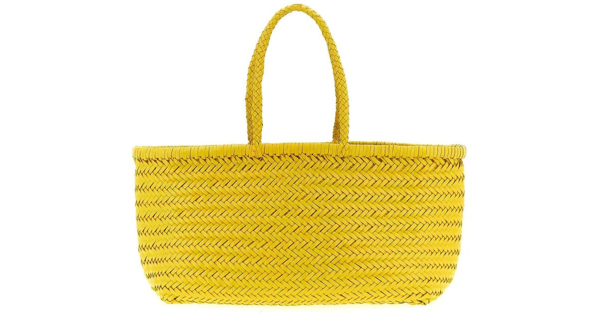 Dragon Diffusion Bamboo Triple Jump Large Shoulder Bag in Yellow | Lyst