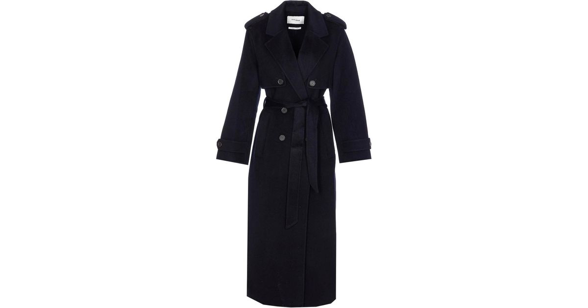 IVY & OAK Colette Coat Double Breasted in Blue | Lyst UK