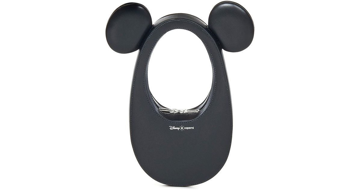 Coperni Disney X Mickey Mini Swipe Tote in Black | Lyst