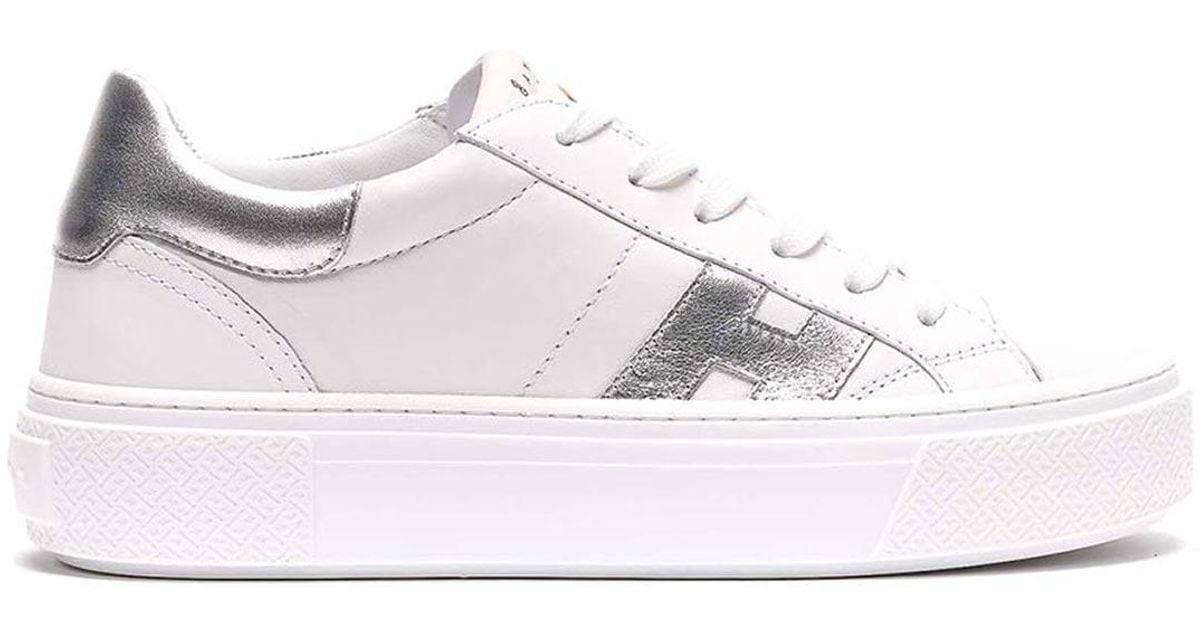 Hogan Crosswind Sneakers in White | Lyst UK