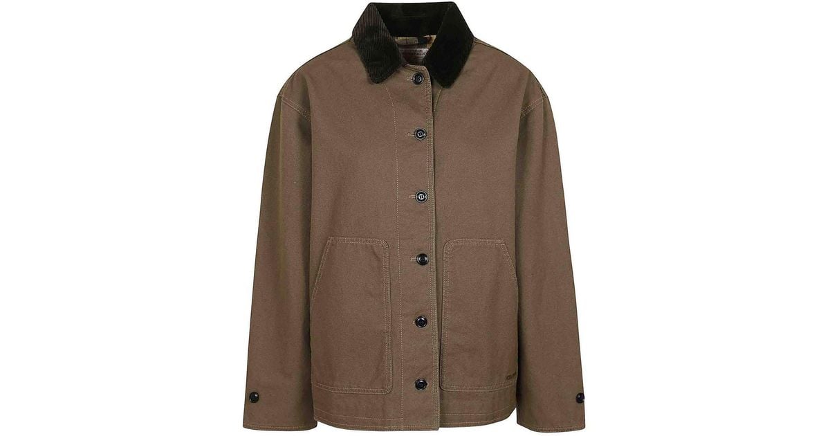 Filson Barn Coat in Brown | Lyst