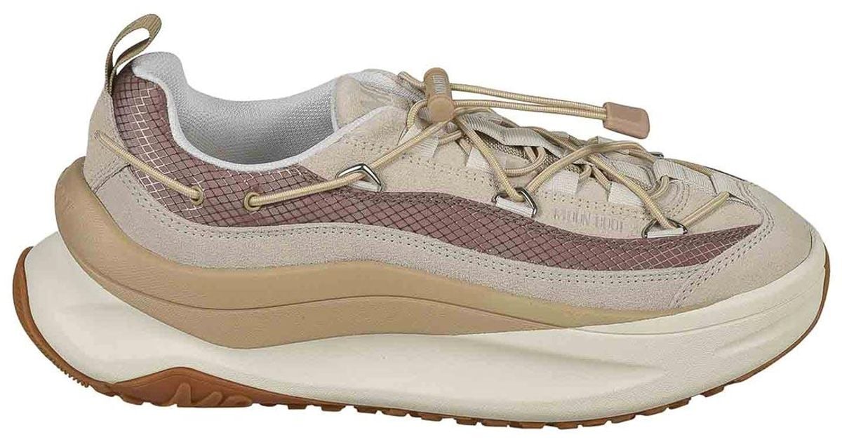 Moon Boot Boots in Natural | Lyst UK