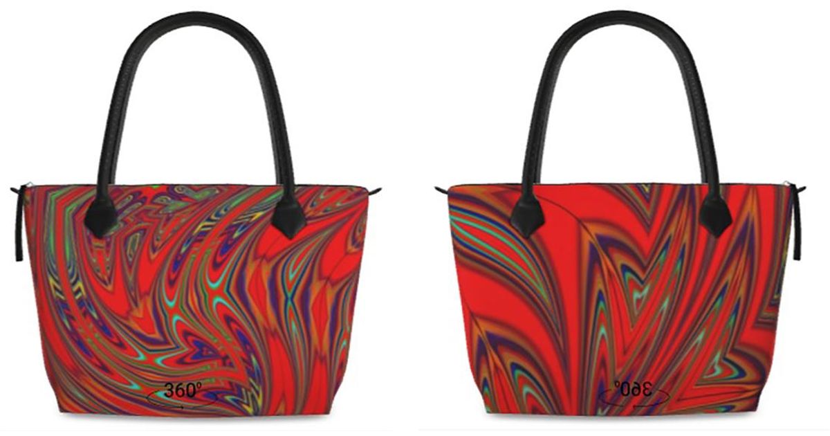MARIA ENRICA NARDI Afrodite Tote Bag in Red | Lyst