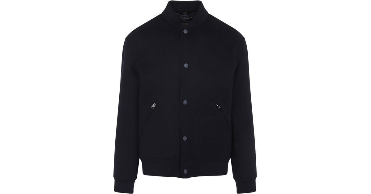 Giubbotto Bomber da Uomo di Canali in Blu | Lyst