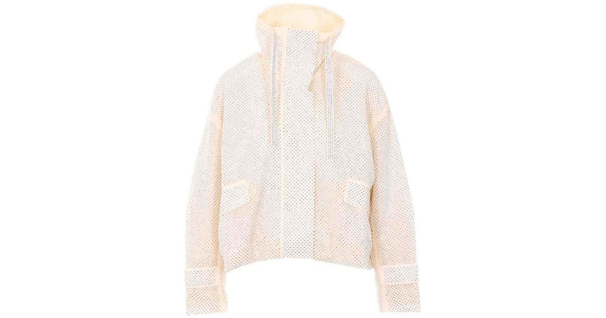 Pinko Babette Jacket With Frontal Closure in White | Lyst UK