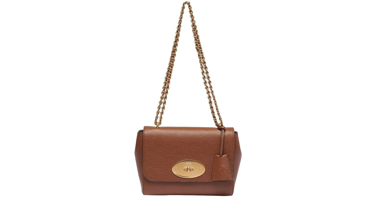 Mulberry Leather Bag With Turn Lock Closure in Brown | Lyst UK
