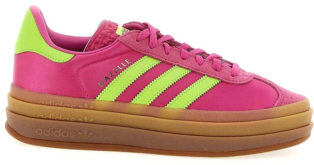 adidas Originals Gazelle Bold Sneakers in Pink | Lyst UK