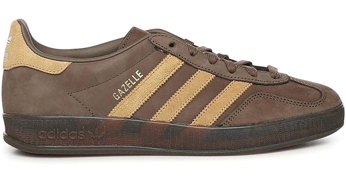 adidas Originals Gazelle Indoor Sneakers in Brown for Men | Lyst UK