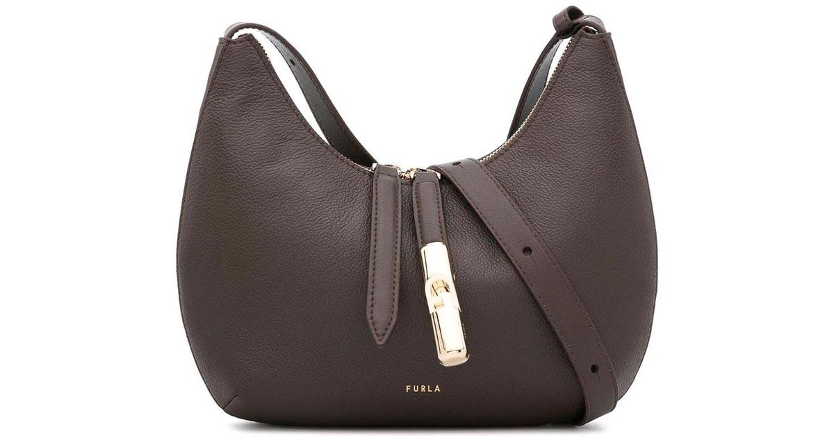 Furla Chocolate Bag in Brown | Lyst