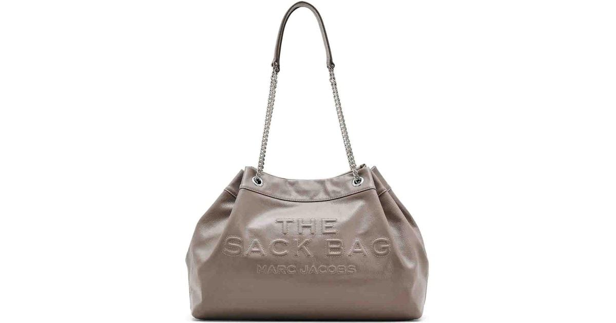Marc Jacobs The Chain Sack Bag in Gray | Lyst