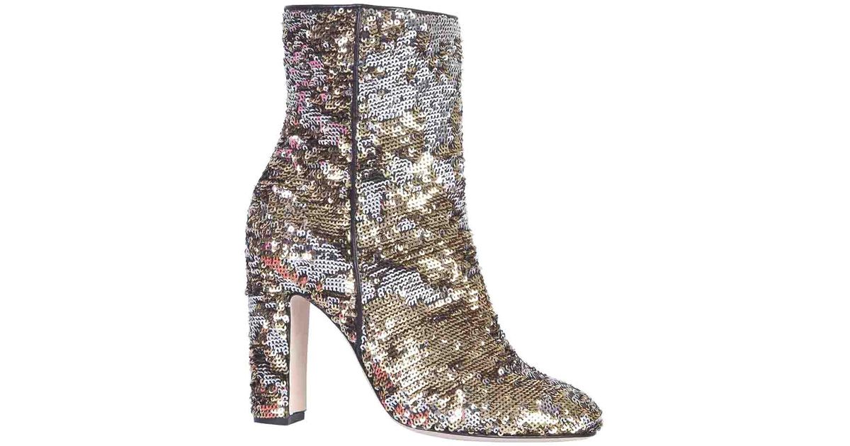 Paris Texas Boot With Sequins in Brown | Lyst UK