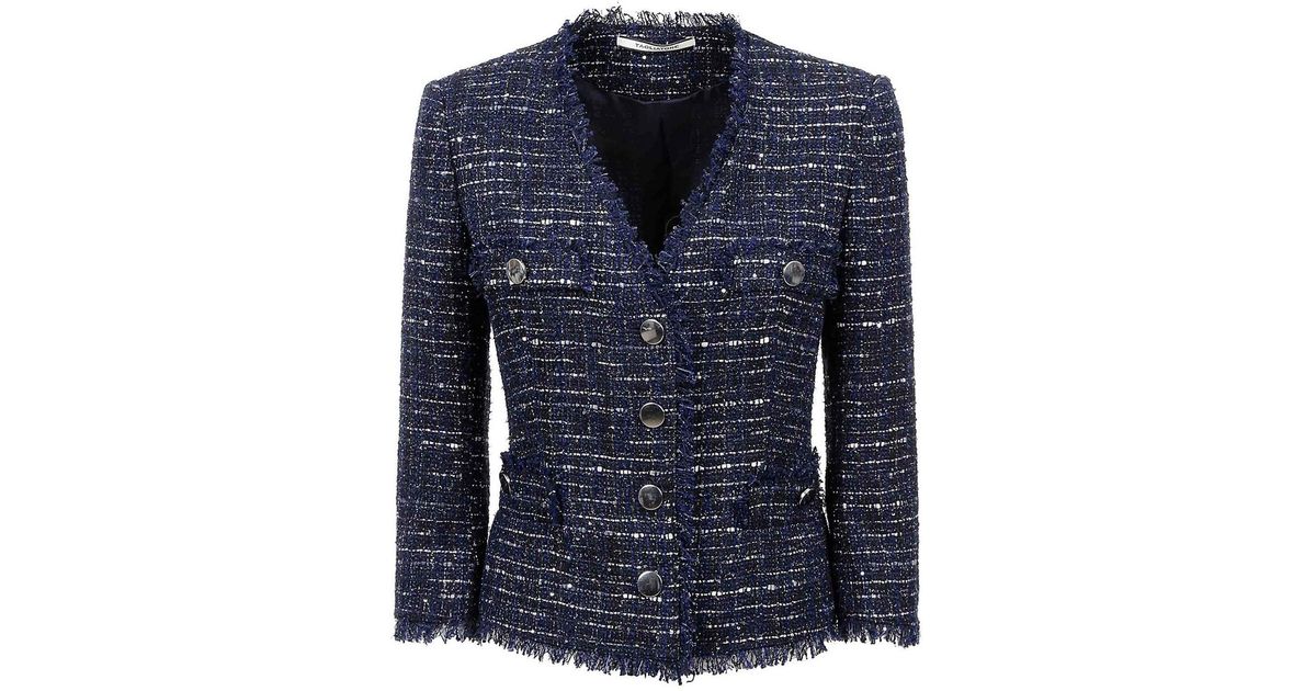 Tagliatore Jacket in Blue | Lyst