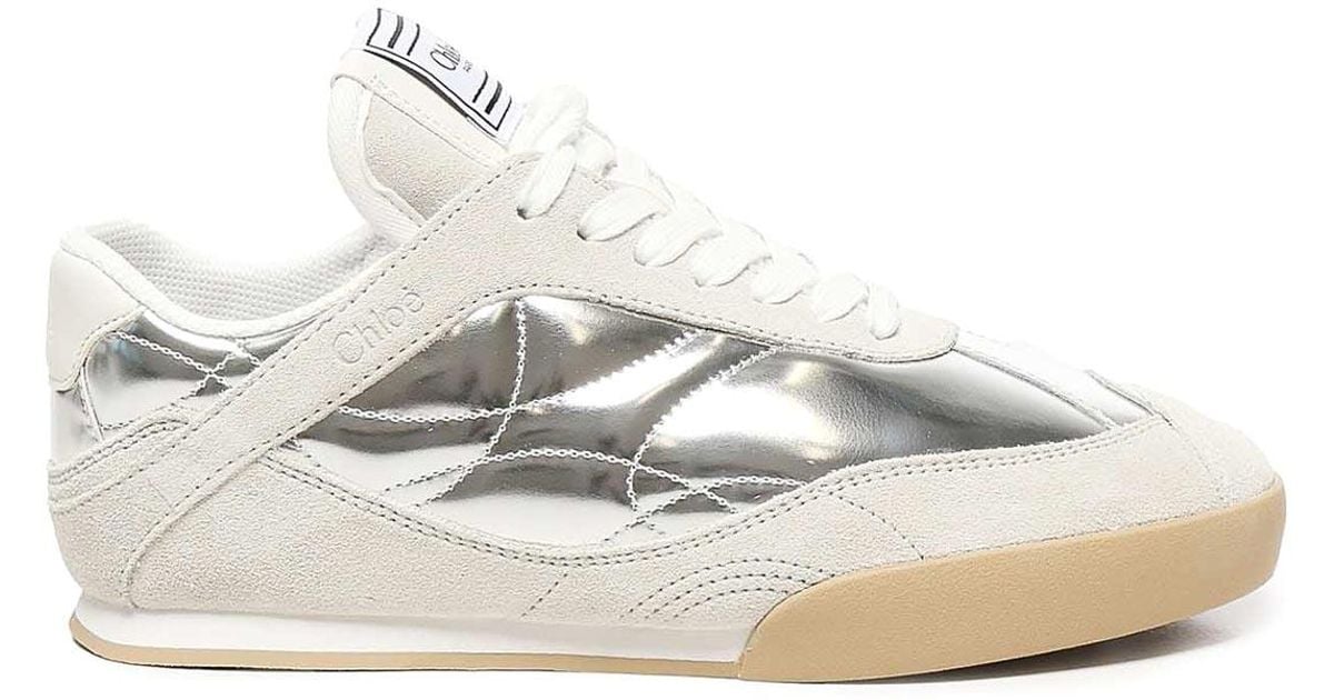 Chloé Kick Sneakers in White | Lyst UK