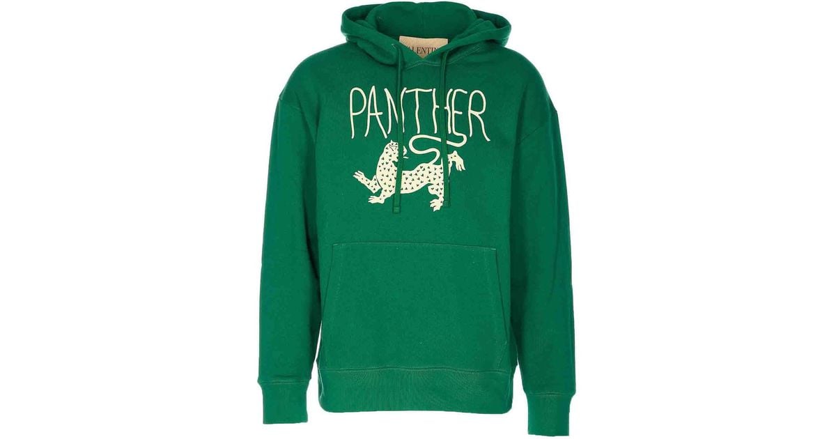 Valentino Garavani Hoodie in Green for Men | Lyst UK