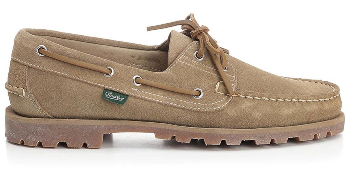 Paraboot Suede Loafer in Brown for Men | Lyst
