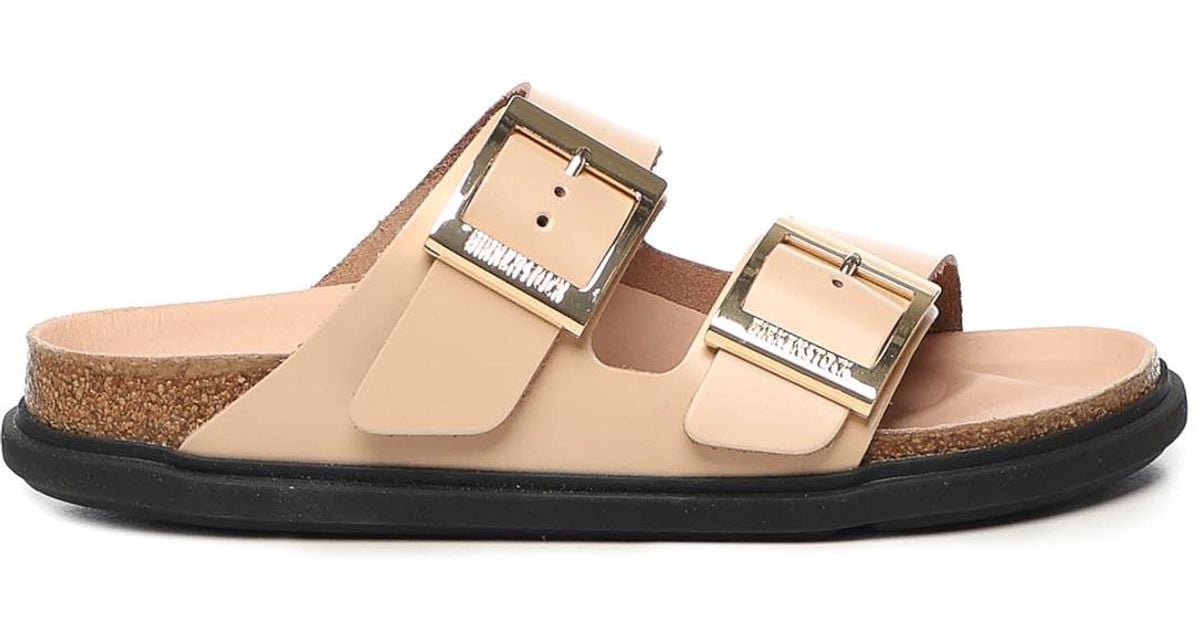 Birkenstock Arizona Leather Sandals in White | Lyst UK