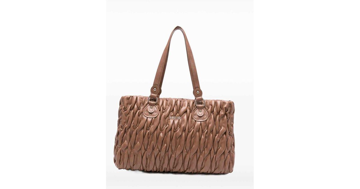 Liu Jo Hand Bag in Brown | Lyst UK