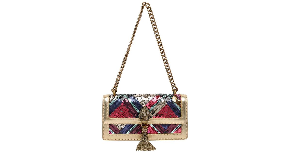 Kurt Geiger Small Shoreditch Crossbody Bag in White | Lyst