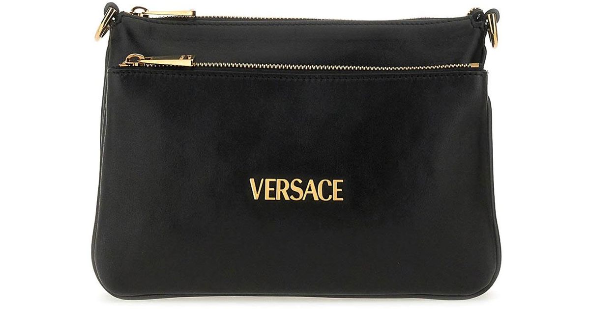 Versace Shoulder Bag Tag in Black for Men | Lyst