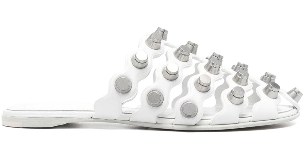 Alexander Wang Rexa Cage Mules in White | Lyst