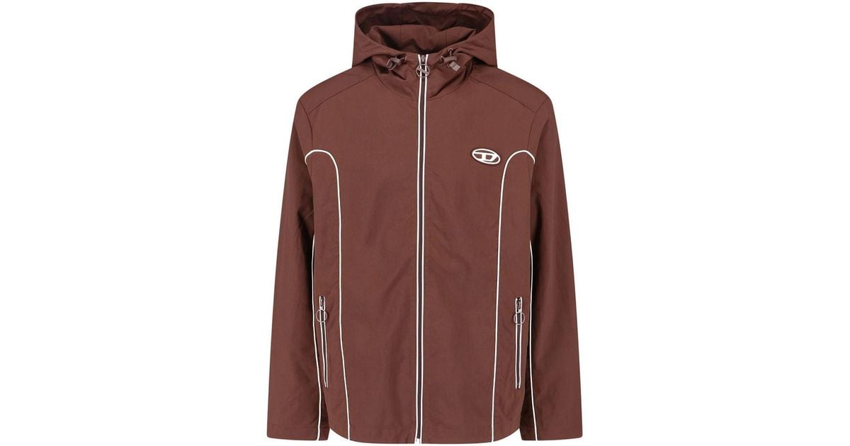 DIESEL J-Hives Sporty Jacket in Brown for Men | Lyst
