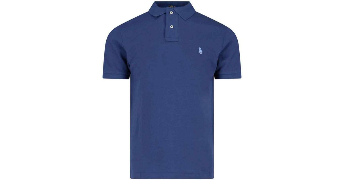 Polo Ralph Lauren Logo Pole in Blue for Men | Lyst UK