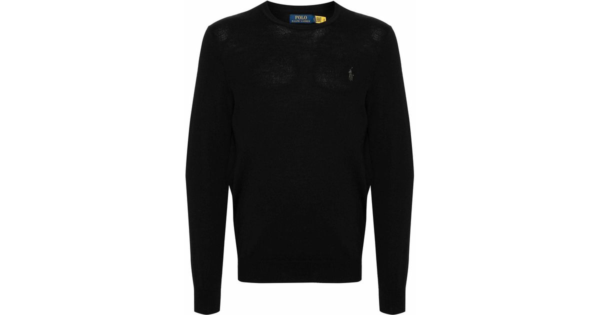 Polo Ralph Lauren Pullover in Black for Men | Lyst